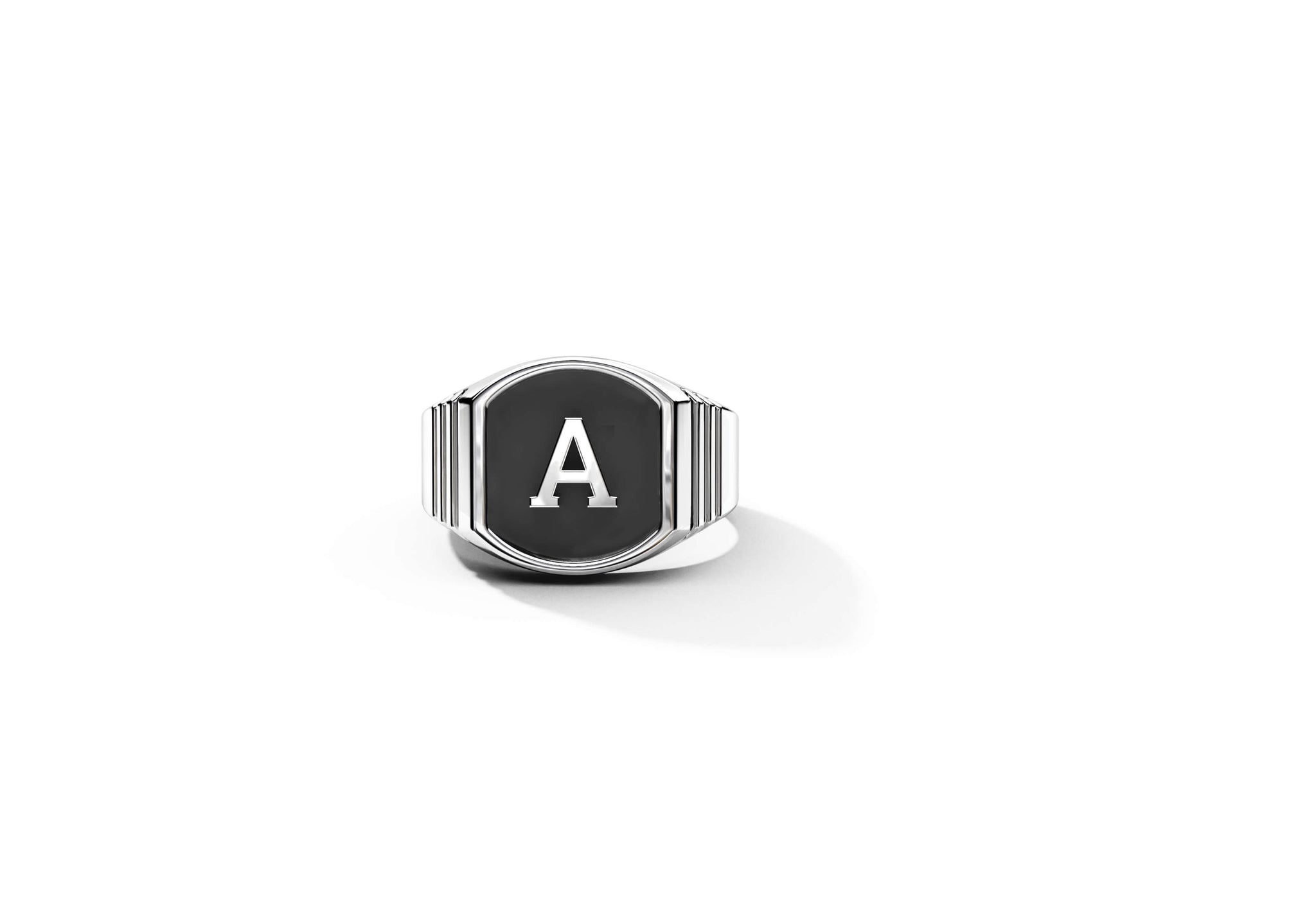 Buy Zeta Alphabet Ring in 925 Sterling Silver Online - AYA'S